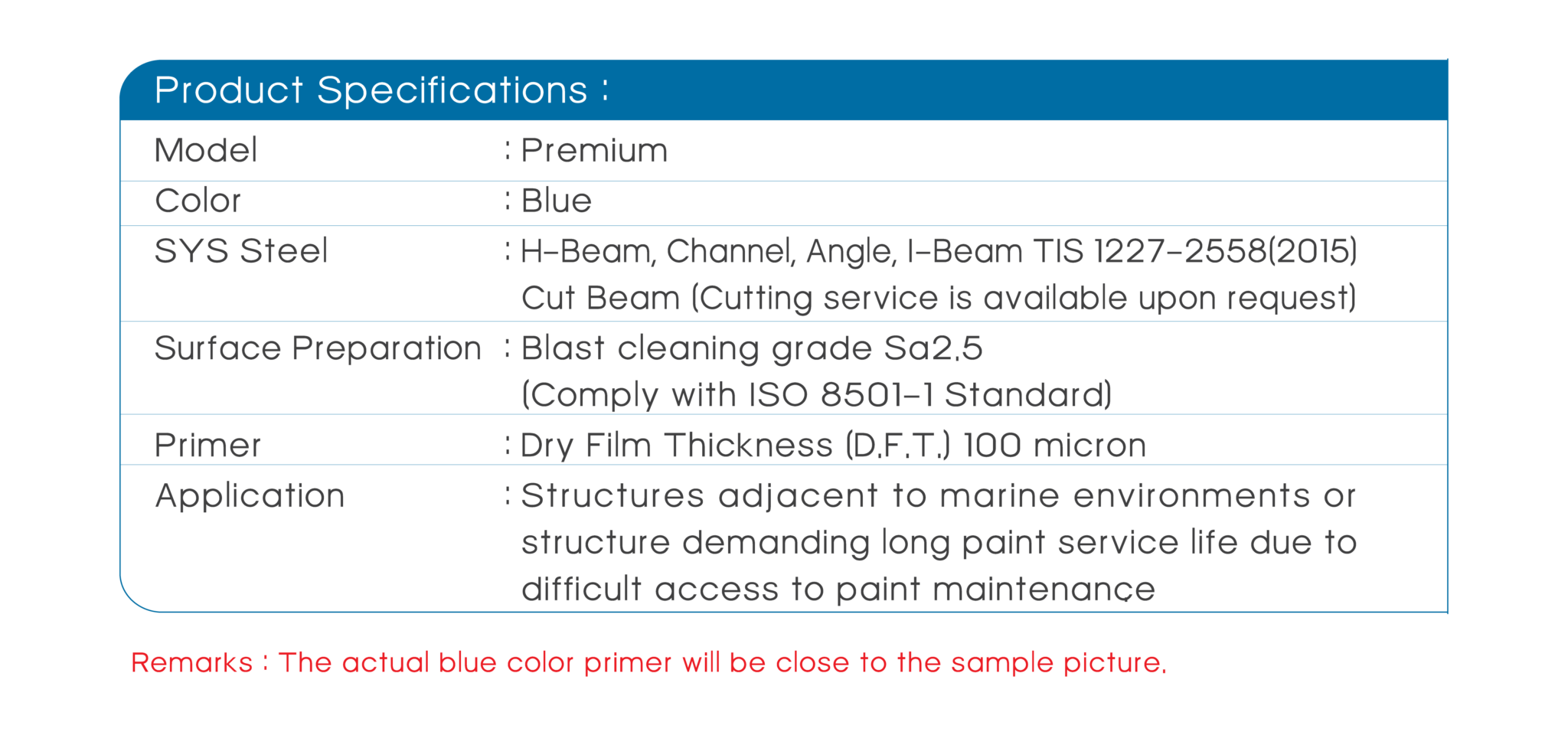 SYS PRIMERBOND steel with anti-corrosion system – SIAM YAMATO STEEL